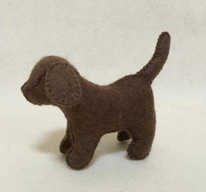 Felt Dog Pure Wool Felt Animals Steiner Toys Waldorf Felt | Etsy Australia