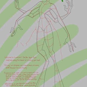 EXPANDED! Hazbin Hotel and Helluva Boss Spider Demon Base Pack for Adoptable Makers | Commission ...