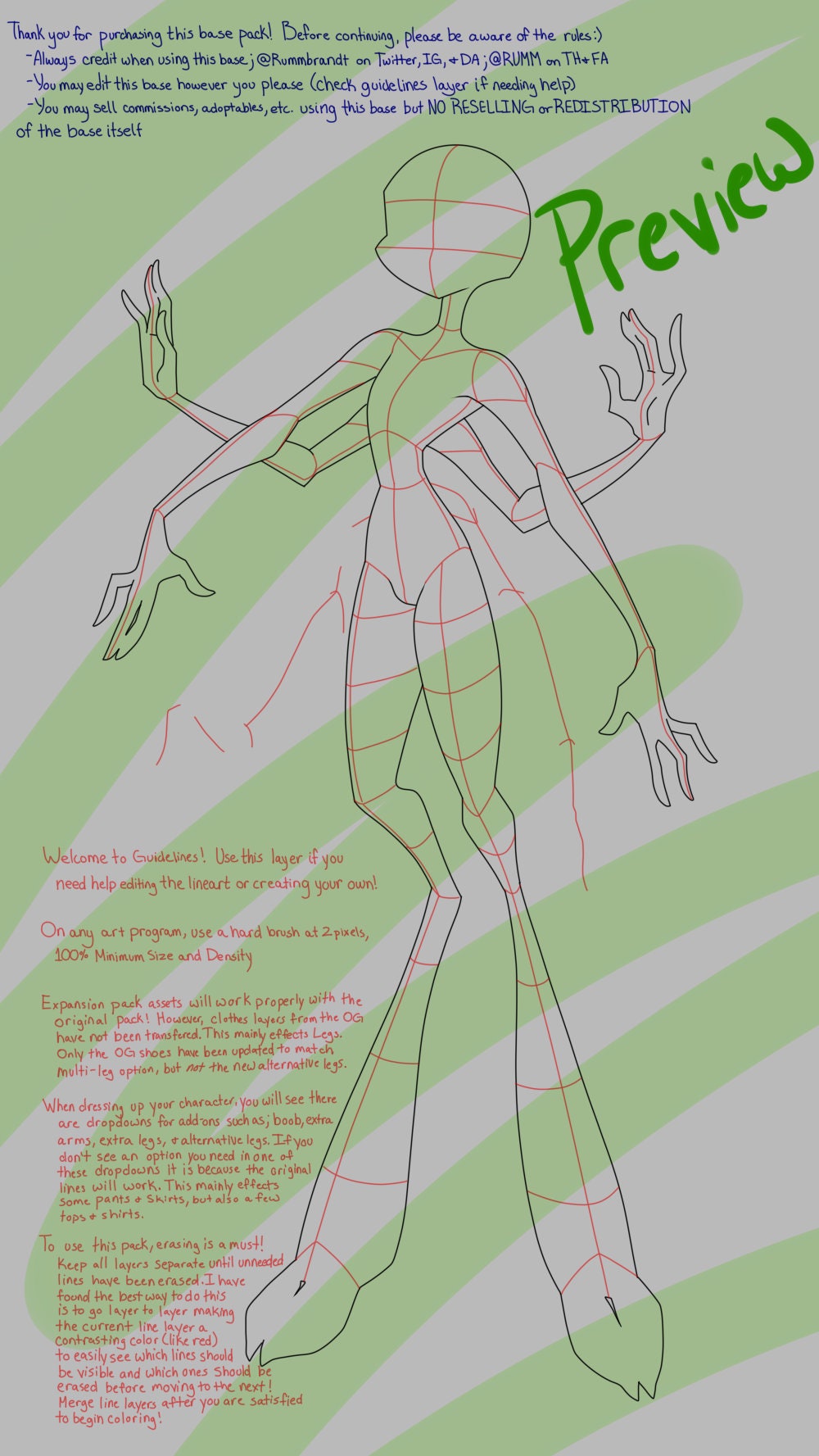 EXPANDED! Hazbin Hotel and Helluva Boss Spider Demon Base Pack for ...