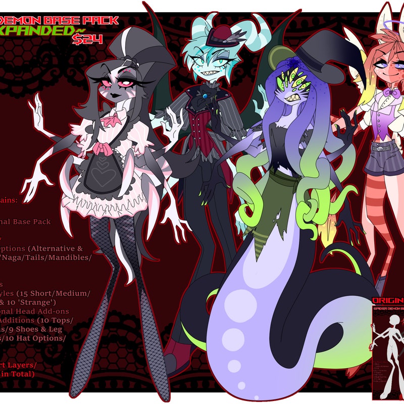 Helluva Base Oc - Etsy