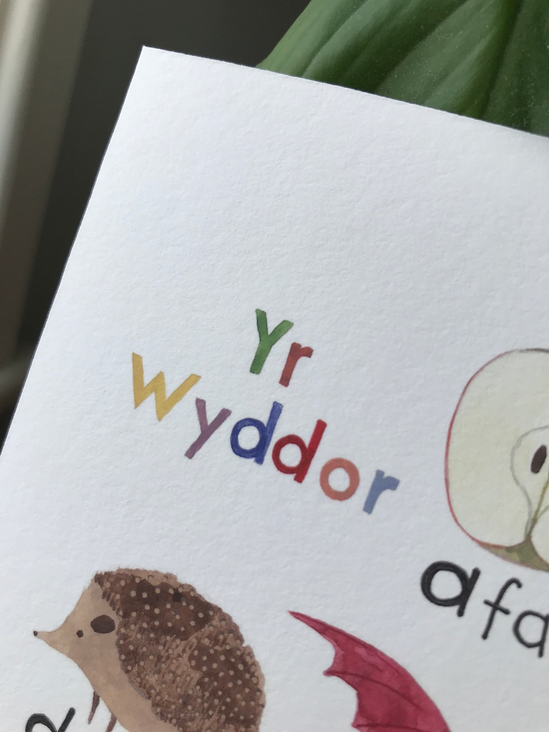 Print Yr Wyddor - Welsh Alphabet Print - Etsy UK