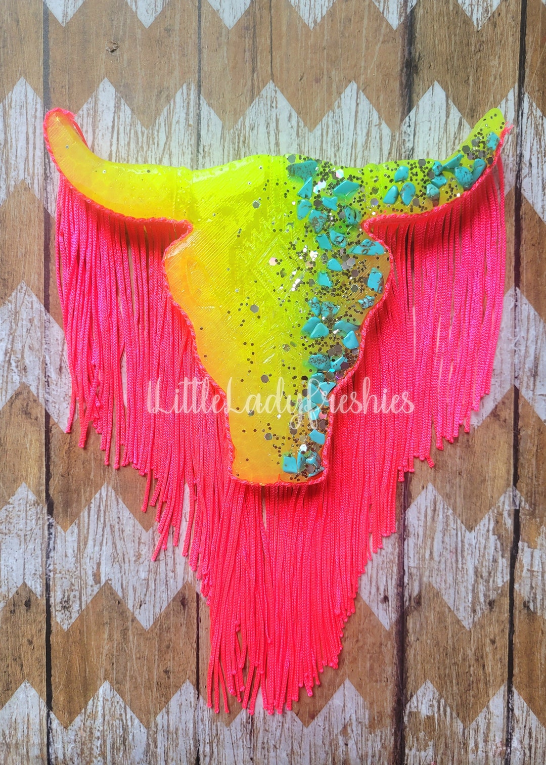 Yellow Turquoise Stone Aztec Bull Skull Freshener, Aroma, Air Freshener ...