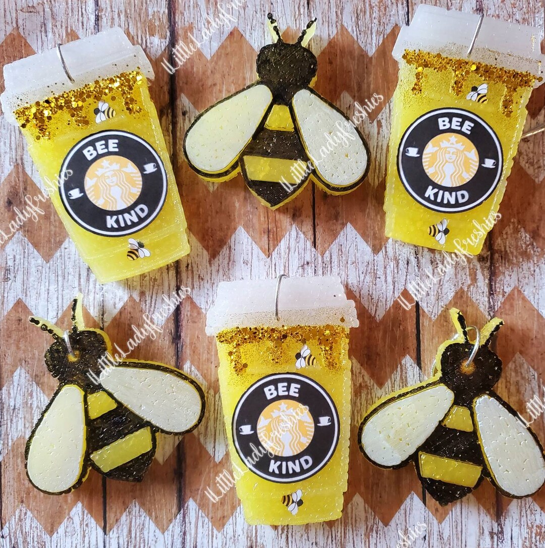 Bee Kind Car Air Freshener, Air Freshener, Car Scents, Bee Starbucks - Etsy