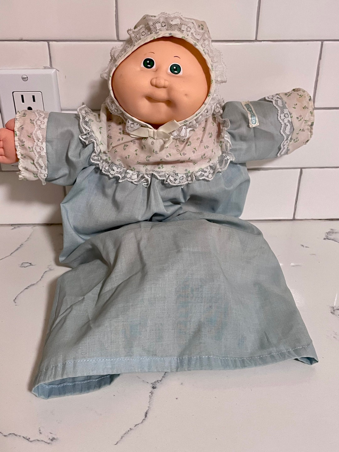 VTG 1982- Coleco Cabbage Patch Kids Preemie Appalachian Art Blue Dress-ss Tag - Etsy