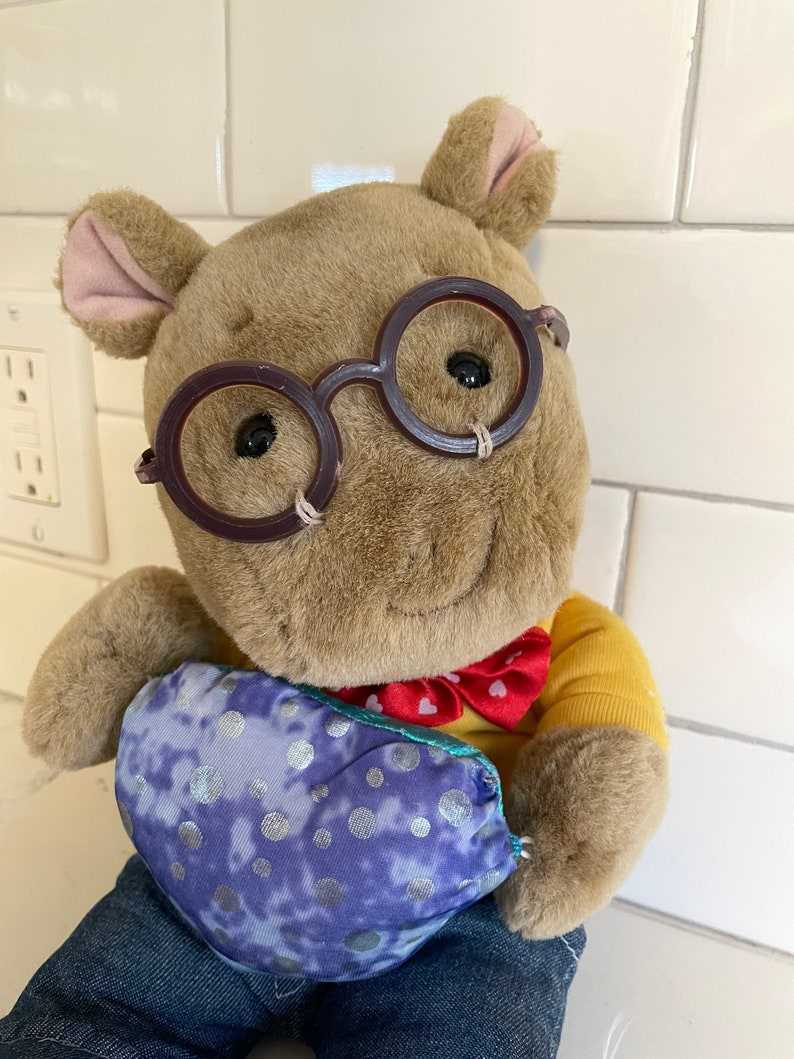 Rare-arthur-holding Heart 16 Tall-plush Aardvark Stuffed - Etsy