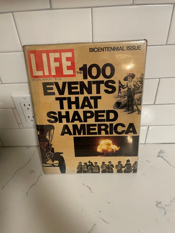 Vintage LIFE MAGAZINE Bicentennial Issue 100 Events That | Etsy