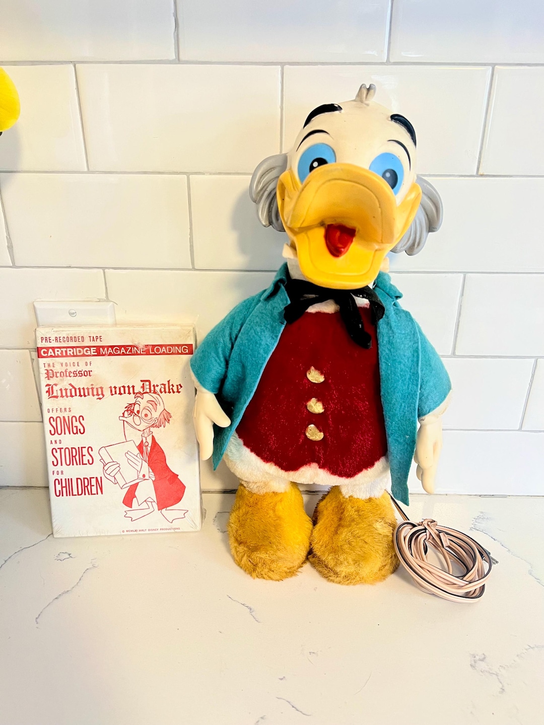 Vintage 1961 Gund Disney Professor- Ludwig Von Drake Talking Doll ...