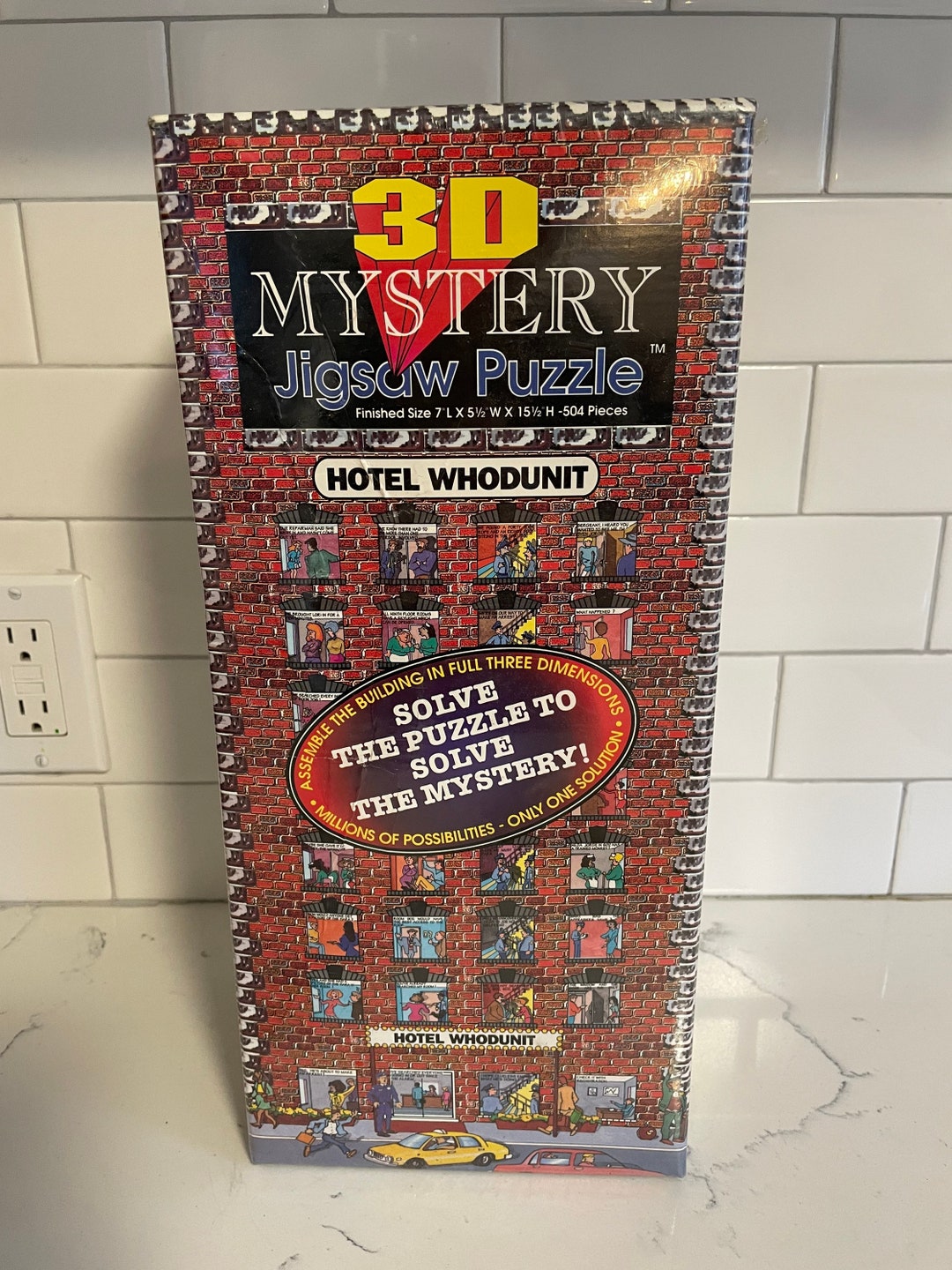3D Mystery Jigsaw Puzzle Hotel Whodunit 504 Pieces Buffalo Games NEW ...