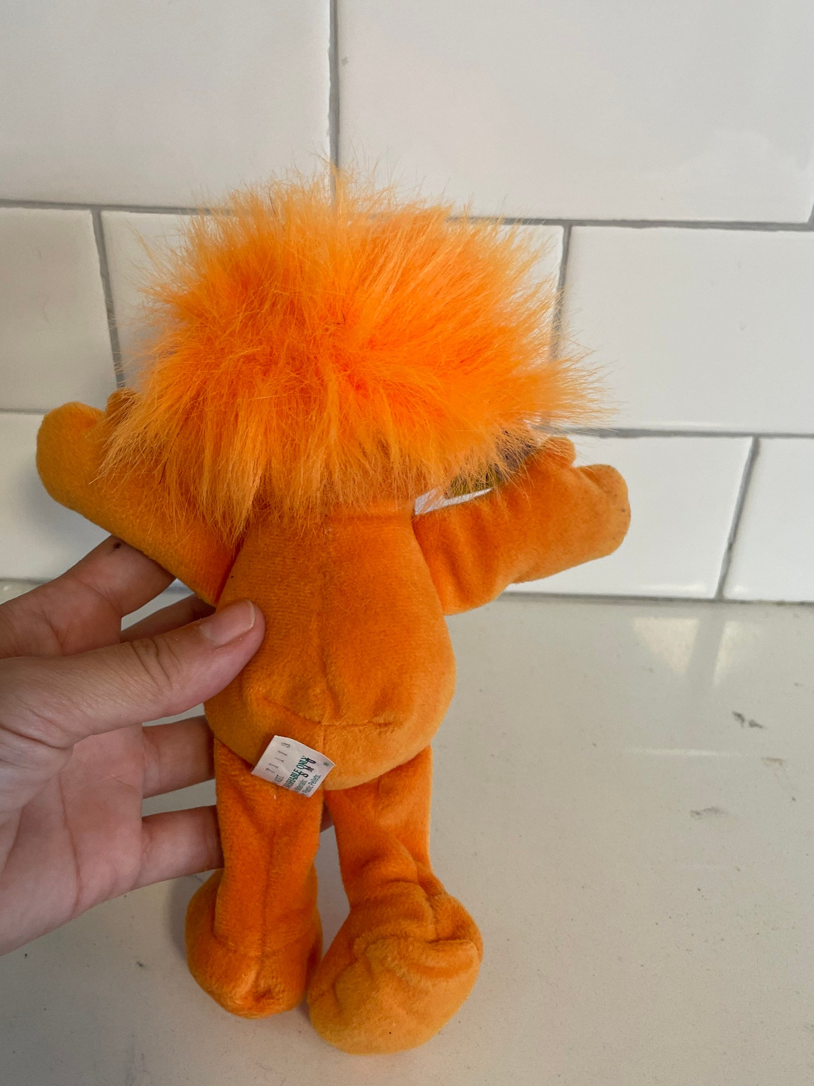 Tyco Sesame Street Beans Zoe Muppet Orange Bean Bag Plush | Etsy