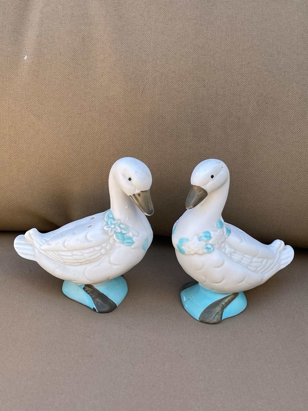 Set of Colorful Duck Geese Salt & Pepper Shakers Made in Japan - Etsy