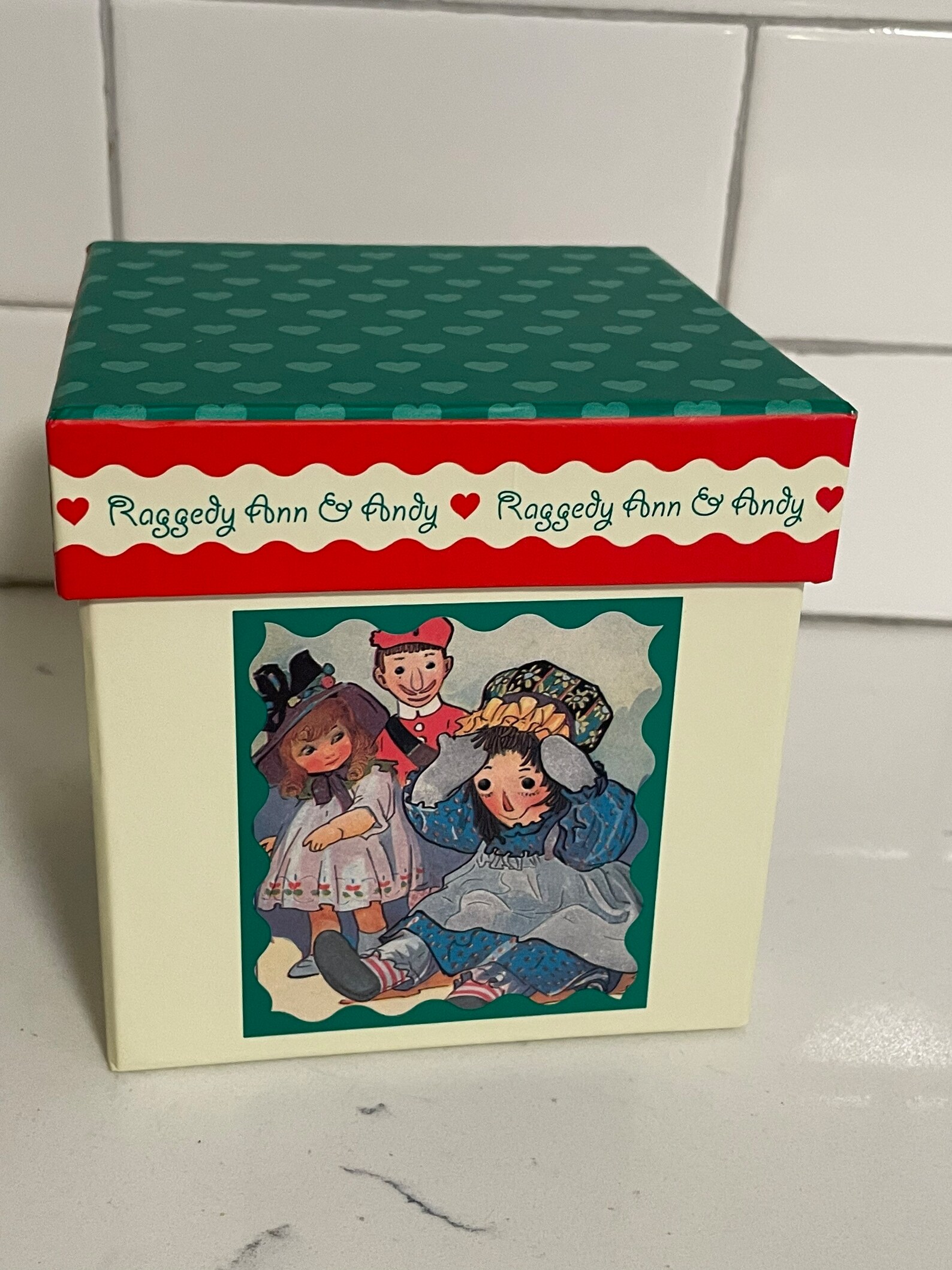 Vintage 1998-raggedy Ann and Andy Large Storage Box Simon & - Etsy