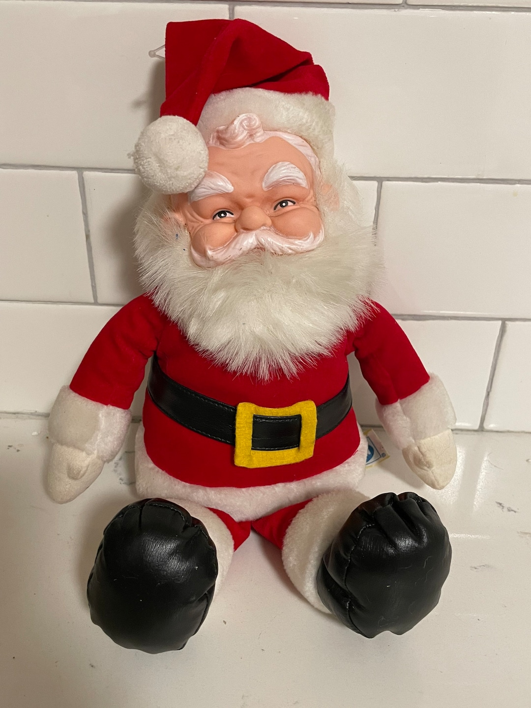 Rare VTG 1984-dakin 10” Santa Claus Doll-shelf Sitter Plush - Etsy