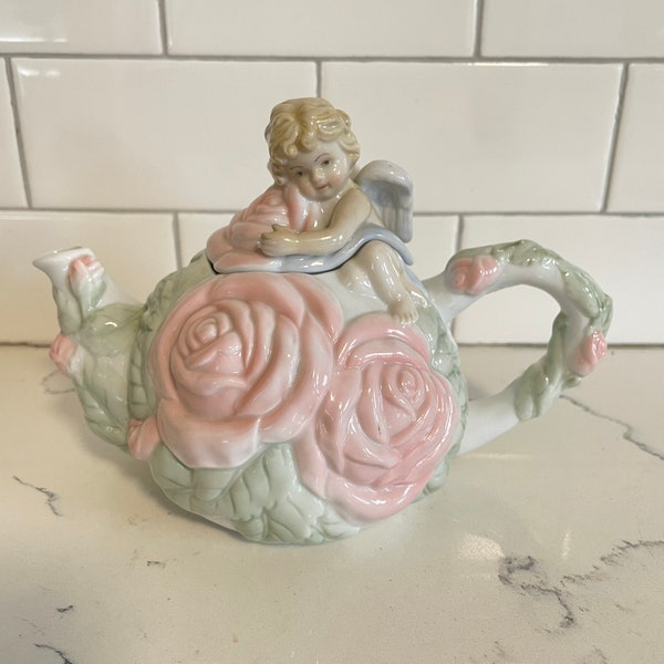 Pink Tea Pot - Etsy