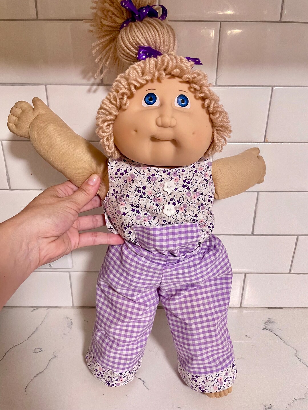 VTG 1984-cabbage Patch Kid Doll-jesmar-made in Spain-dimples-wheat Hair ...