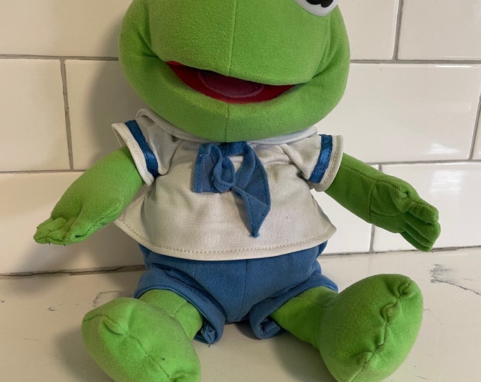 Vintage Nanco Jim Hensons Muppet Babies Kermit the Frog Plush Stuffed ...