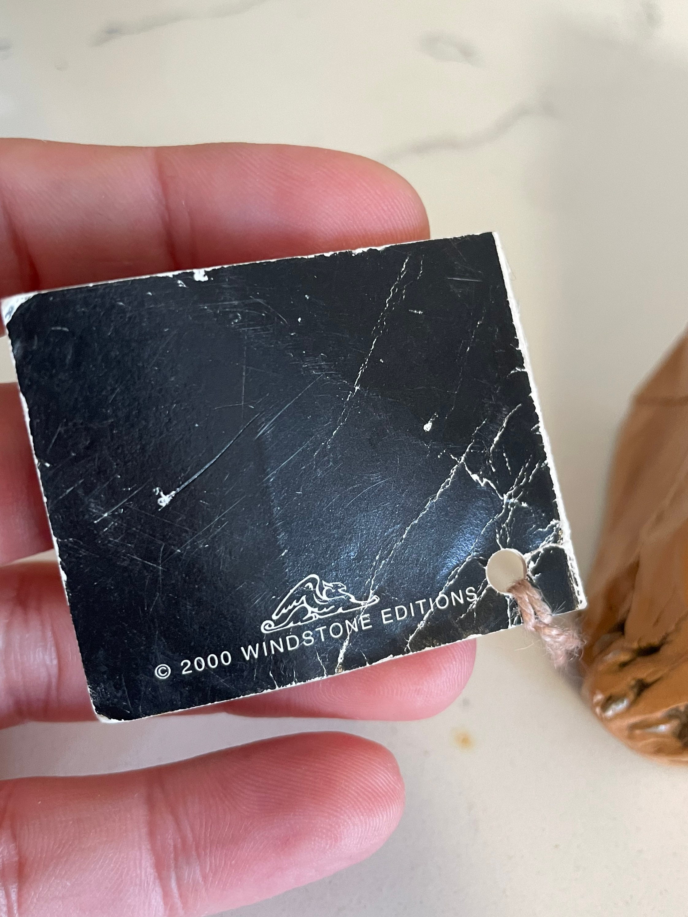 Windstone Editions paper Tiger Cat in a Bag Sculpture By: | Etsy