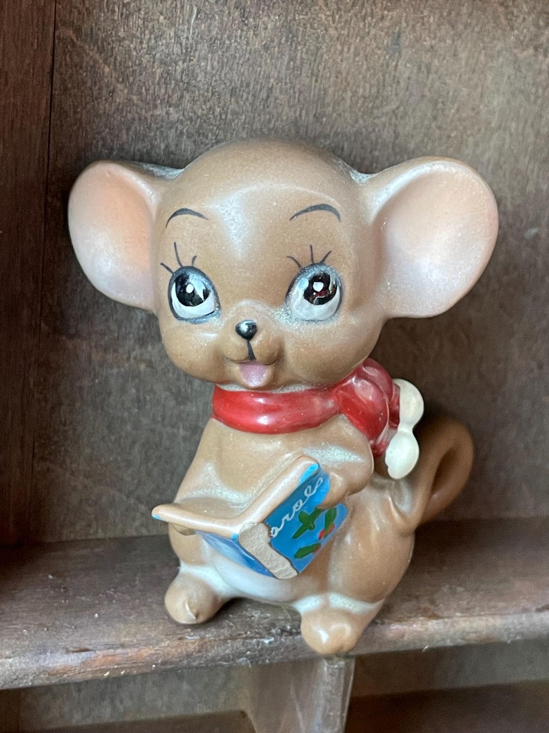 Vintage Josef Originals Japan MOUSE VILLAGE Boy Mouse With Christmas ...