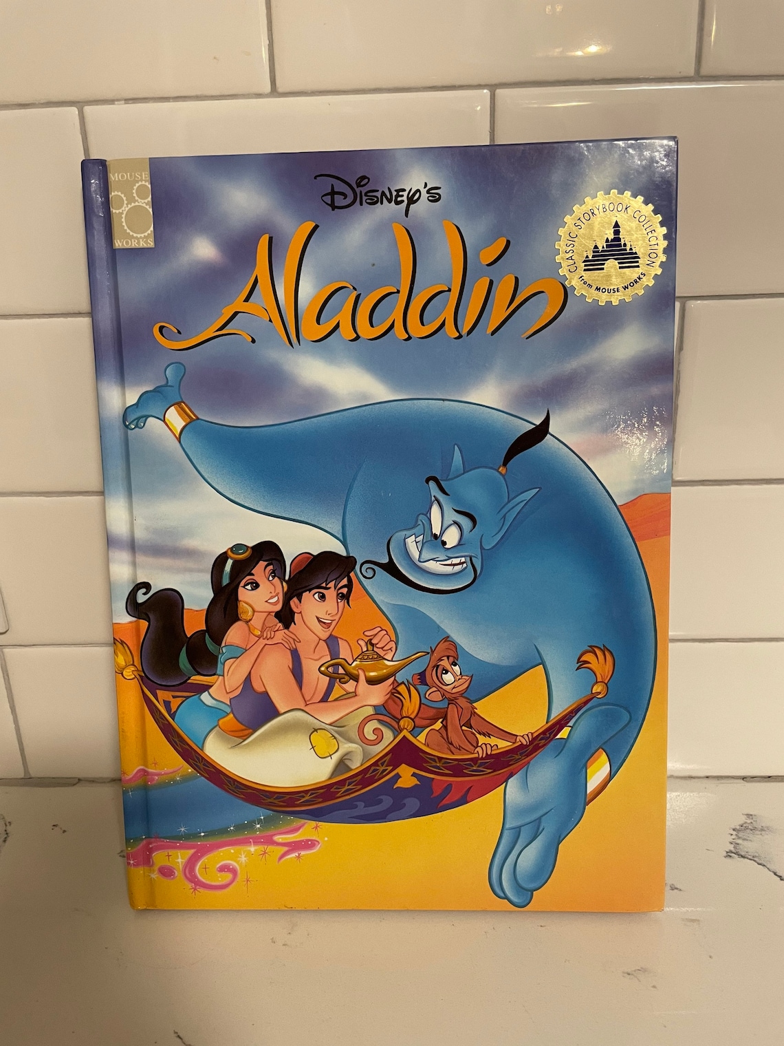 Walt Disneys Classic Series ALADDIN Mouse Works Book | Etsy