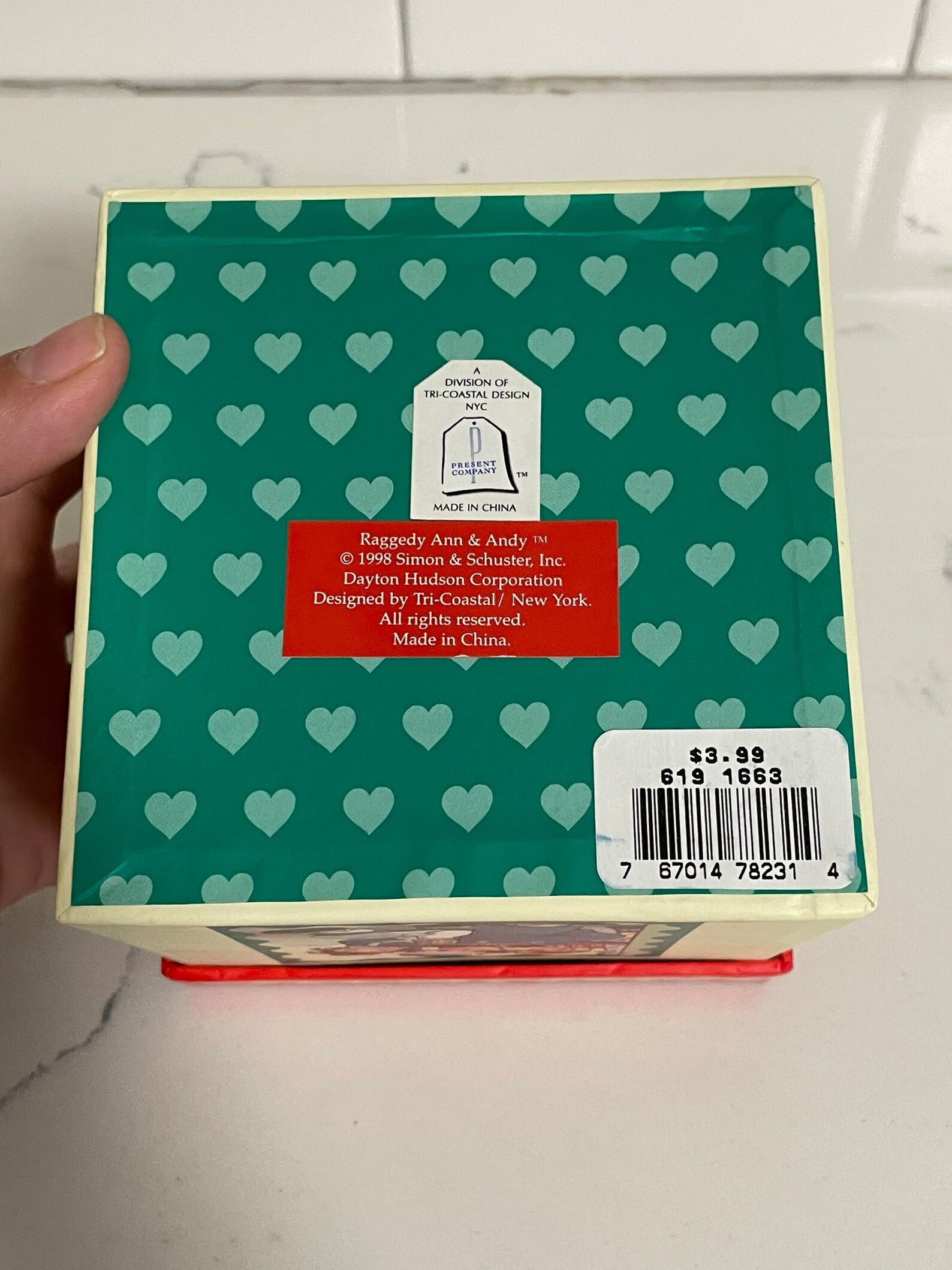 Vintage 1998-raggedy Ann and Andy Large Storage Box Simon & - Etsy