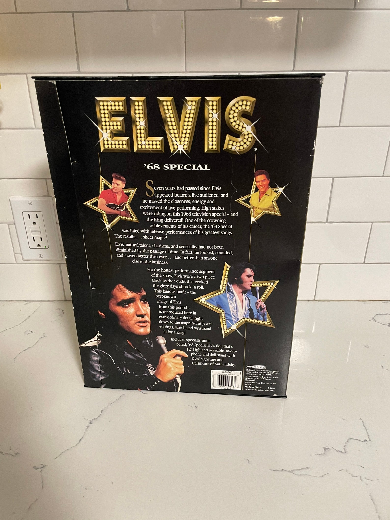 Vintage 1993-hasbro Commemorative Collection Elvis ‘68 Special’ New in ...