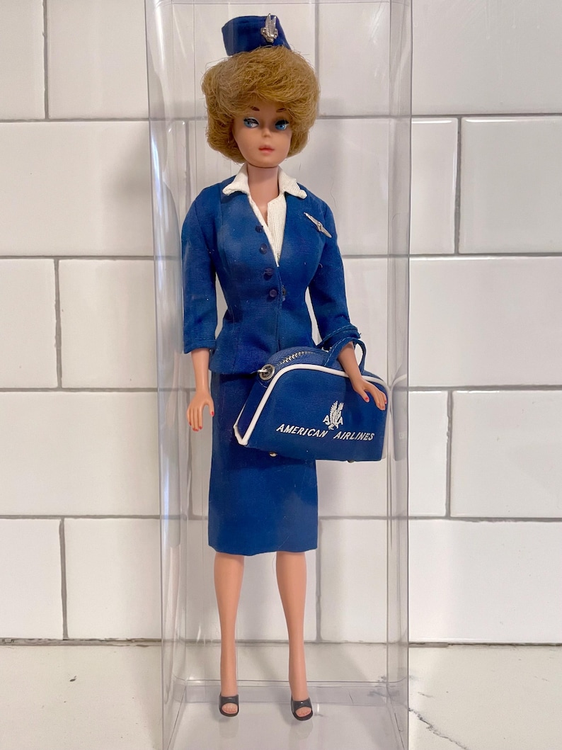 RARE Vintage 1962-mattel Barbie- Bubble Cut American Airlines ...