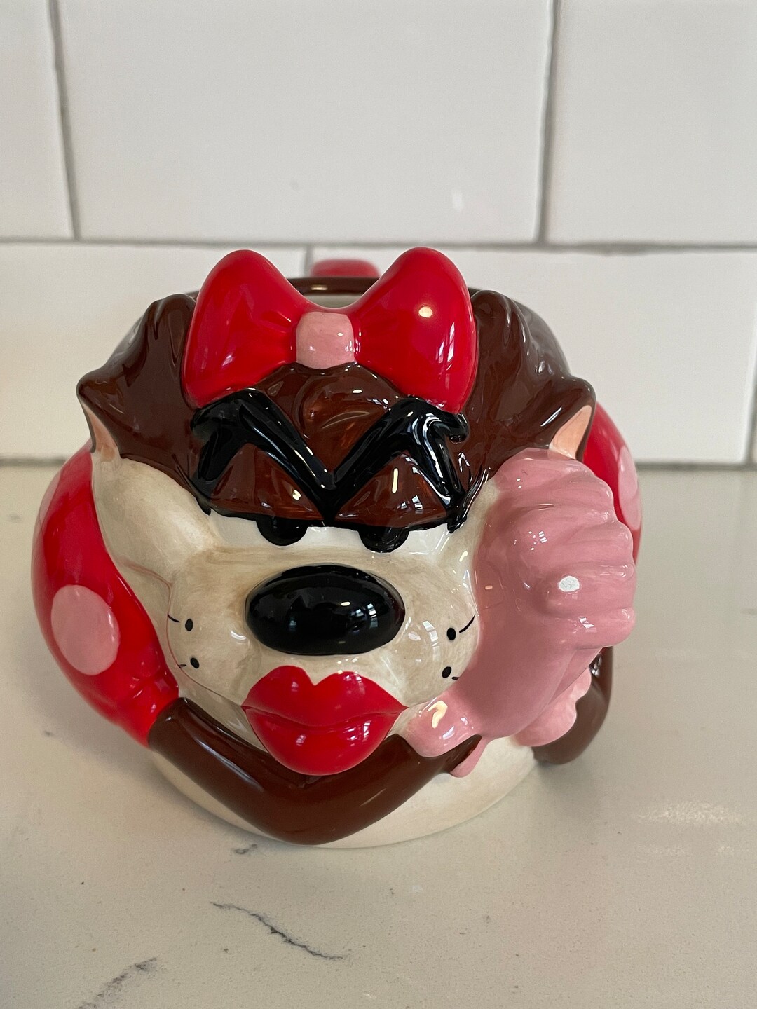 Rare-vintage 1997-tasmanian She Devil Mug Warner Bros Tm-collectible - Etsy