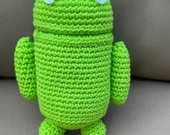 Robot Green Plush - Etsy