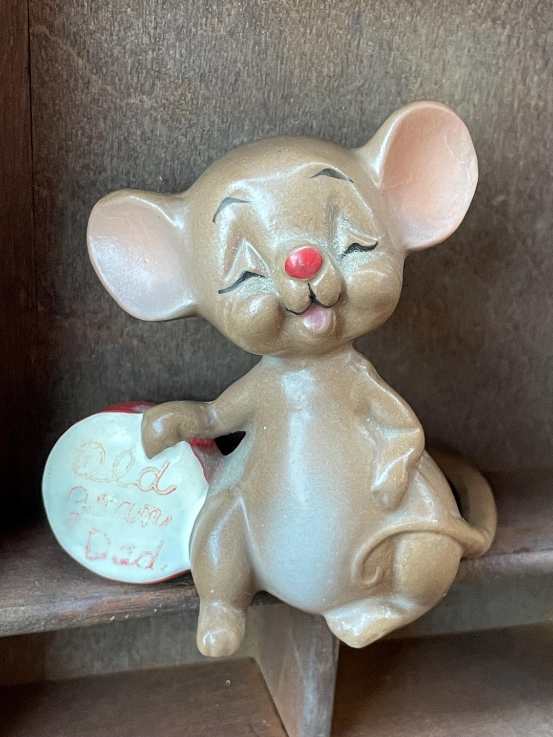 Rare Vintage 1940s-josef Original-mouse Figurine Ceramic old Gran Dad ...