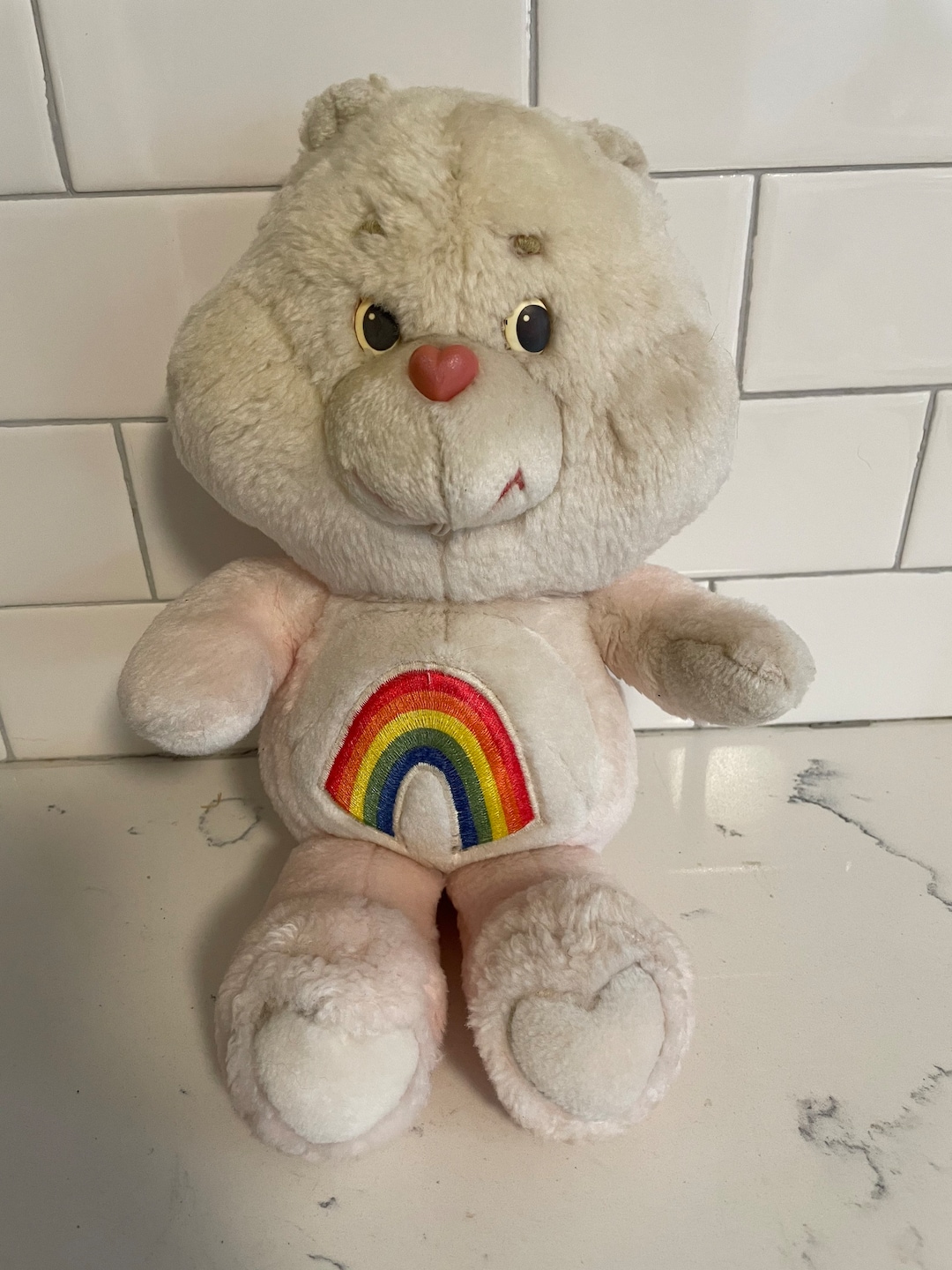 Vintage Kenner Care Bears 1983 Pink Cheer Bear Rainbow 13” Plush - Etsy