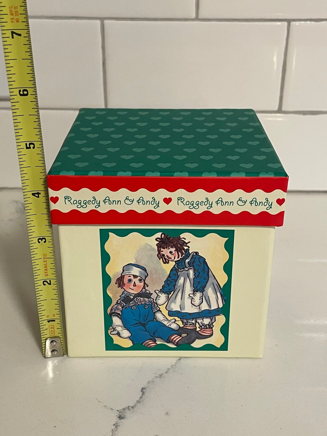 Vintage 1998-raggedy Ann and Andy Large Storage Box Simon & - Etsy