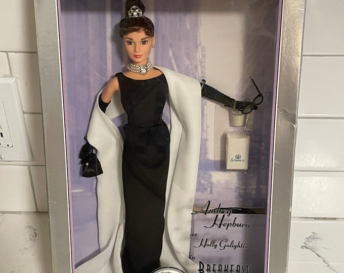 Vintage 1998 Audrey Hepburn Barbie Doll Breakfast At Tiffanys Givenchy