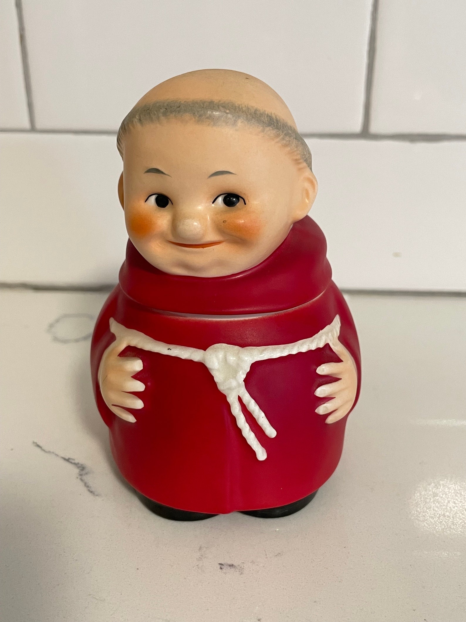 Rare-vtg 1960 Goebel Hummel Red Cardinal Friar Tuck Monk-condiments - Etsy