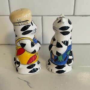 Vintage 1980 Ceramic Catzilla Salt and Pepper Shaker Set - Etsy