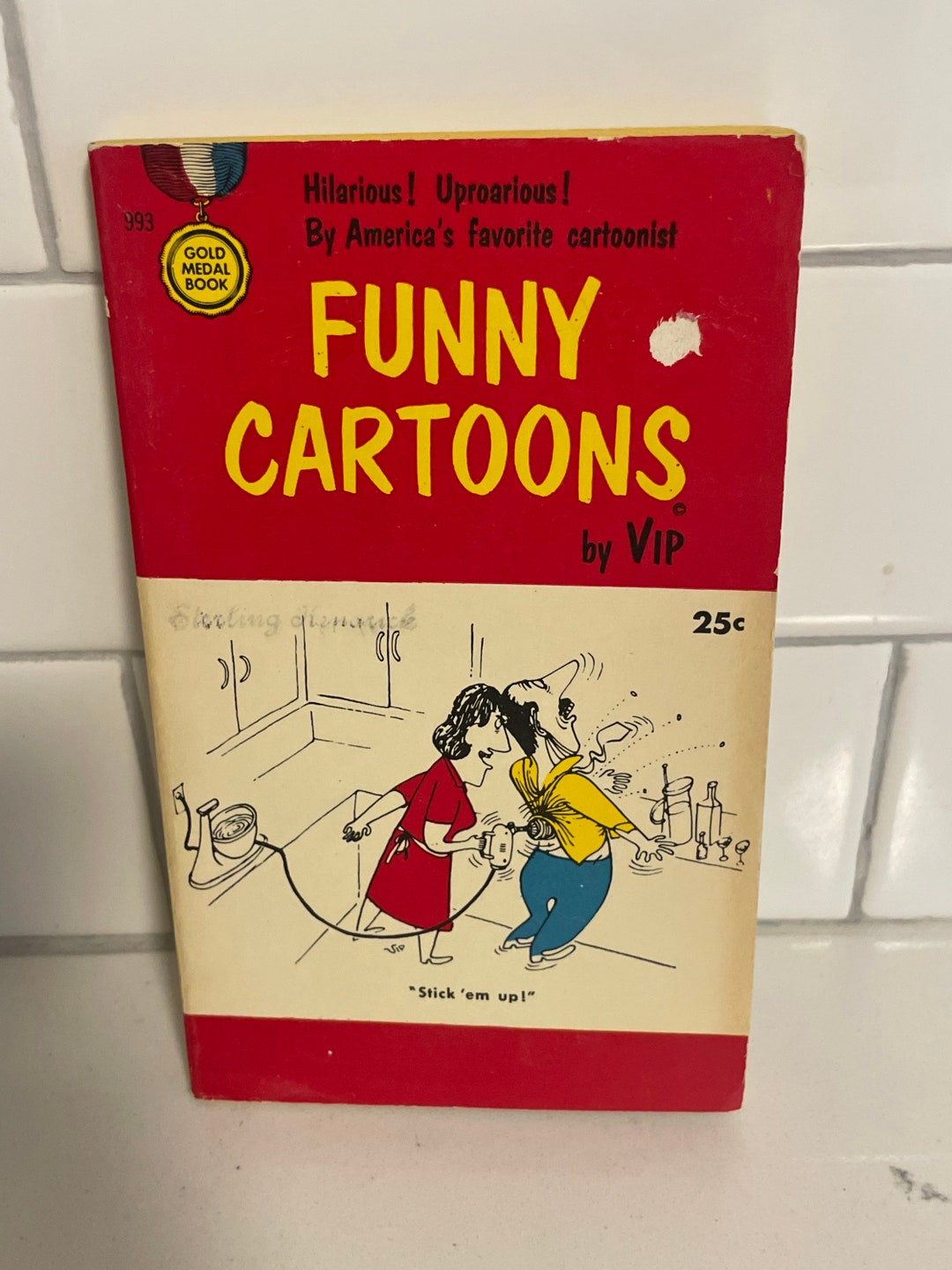 VTG 1955-funny Cartoons 445 Gold Medal Dec Vip Humor One Panel Funnies ...