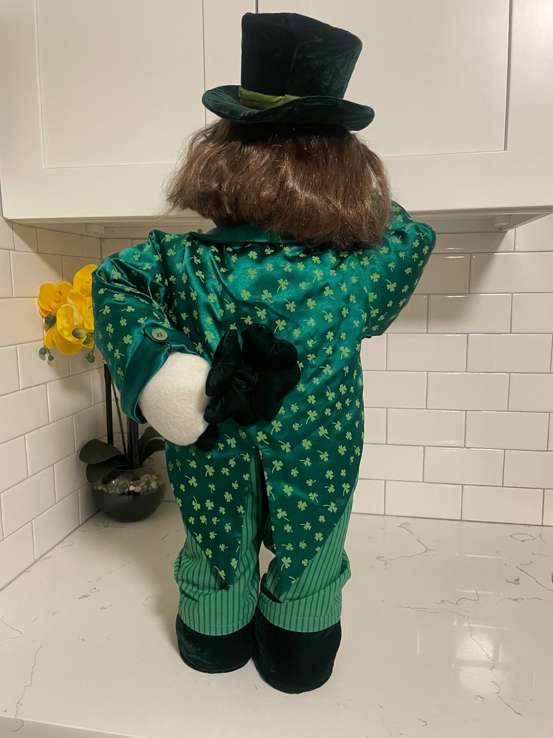 Vintage- Time Out-handmade Boy N Corner Doll Hide & Seek-st Patrick-4 ...