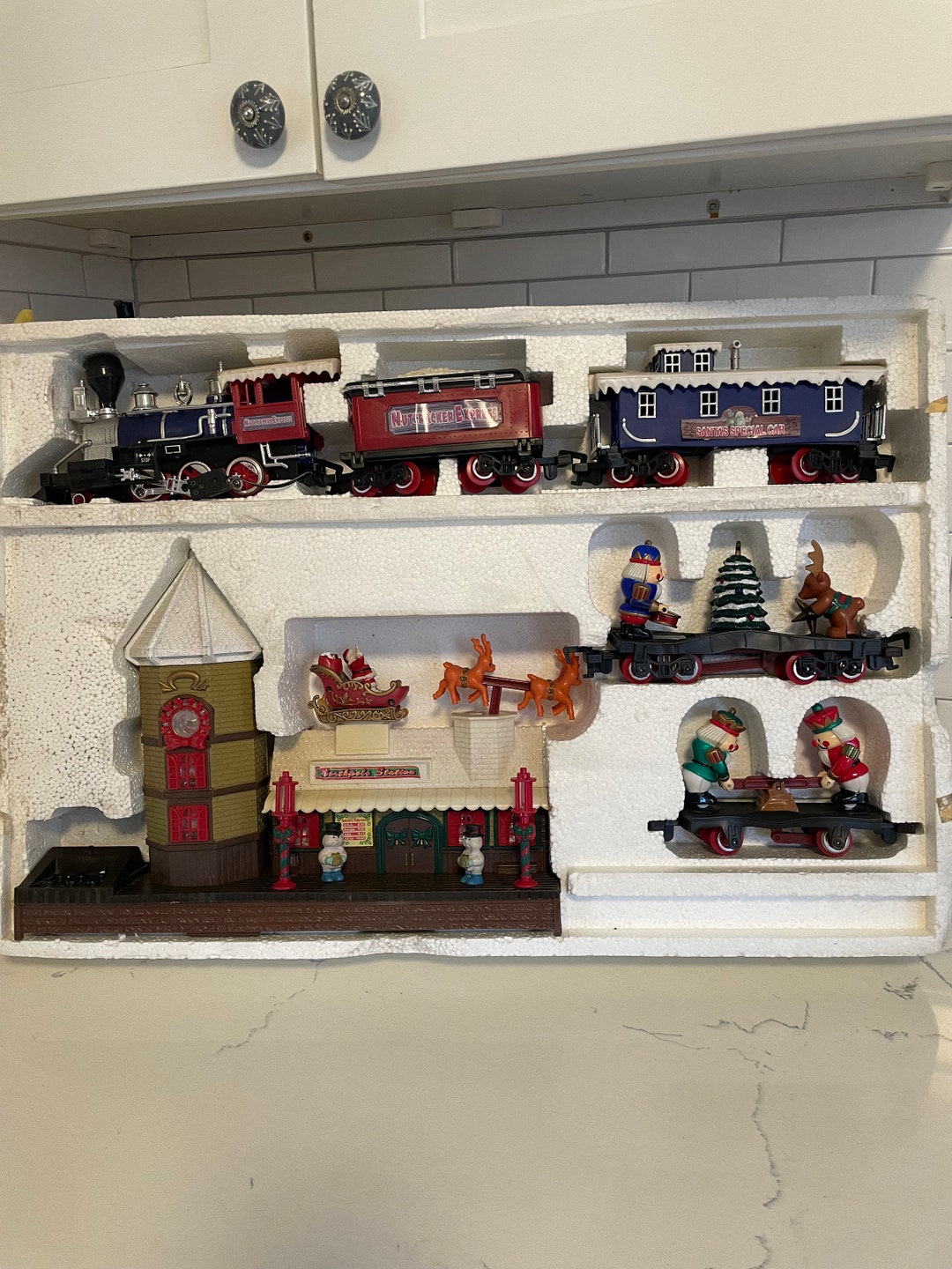 Holiday Nutcracker Express Animated & Musical Train Set Vintage 1997 - Etsy