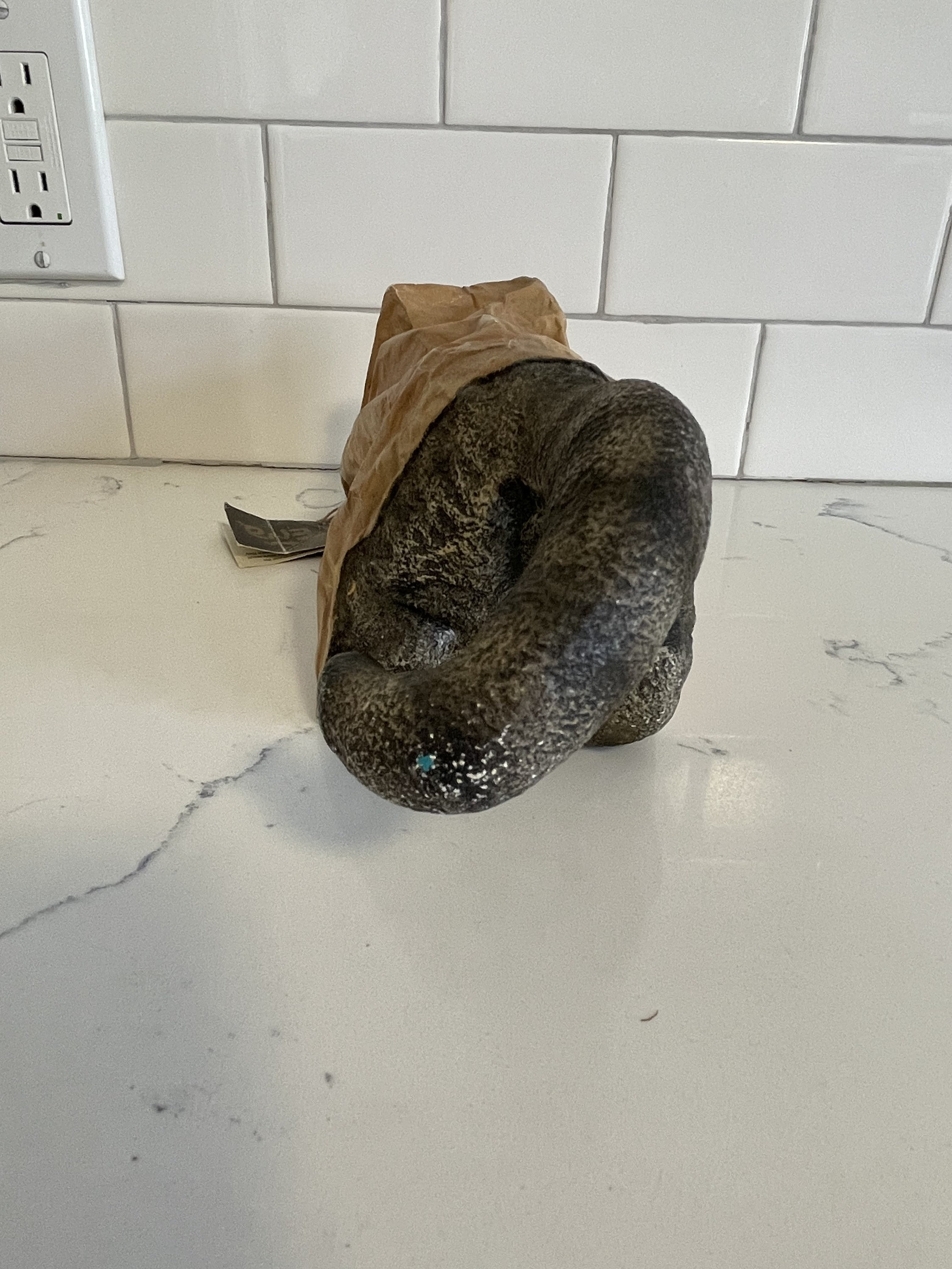 Windstone Editions paper Tiger Cat in a Bag Sculpture By: | Etsy