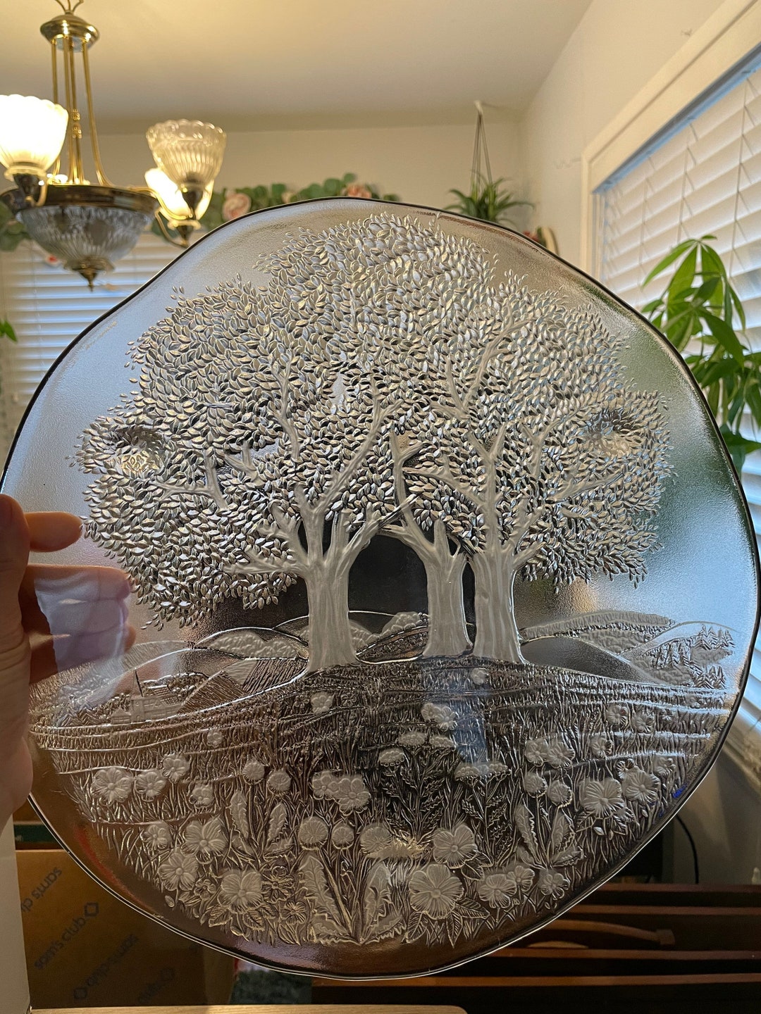 Retro Vintage Studio Nova Germany Crystal Sun Valley 13” in Round ...