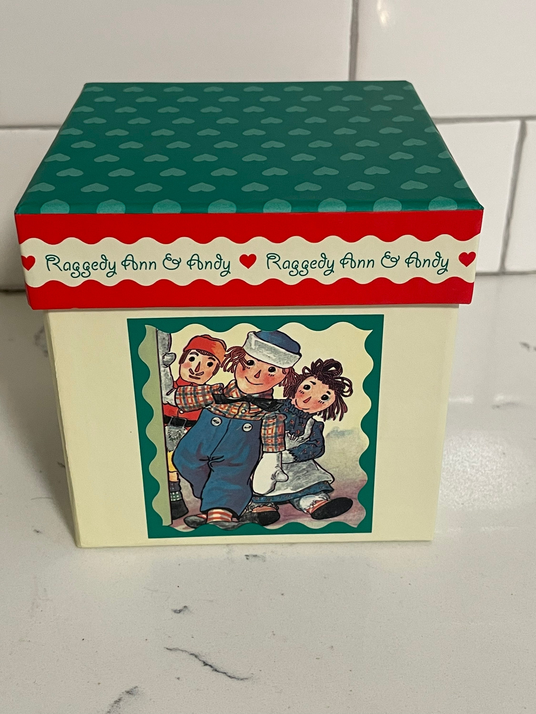 Vintage 1998-raggedy Ann and Andy Large Storage Box Simon & - Etsy