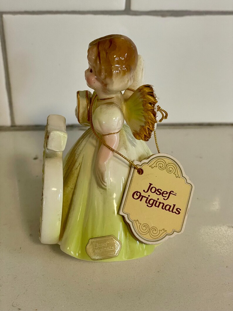 Vintage-josef Originals- 5th Birthday Angel-japan-age 5-yellow Dress - Etsy