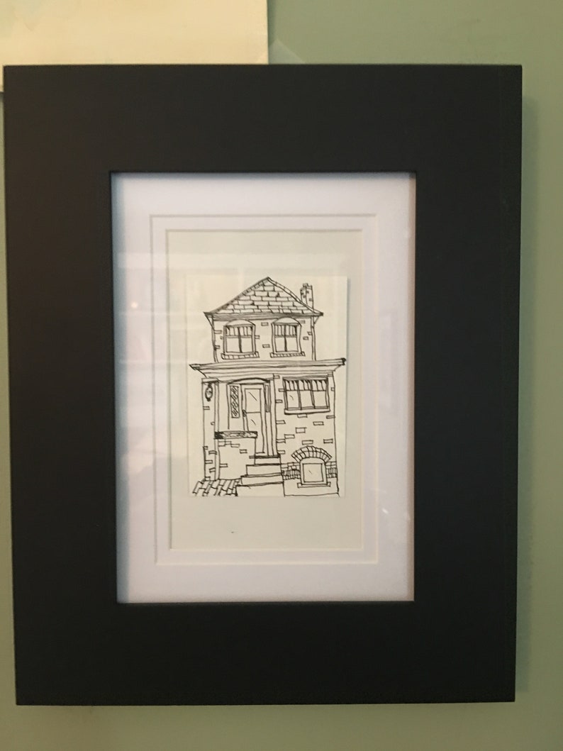 Custom Hand Drawn House Illustration - Etsy