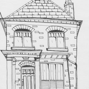 Custom Hand Drawn House Illustration - Etsy