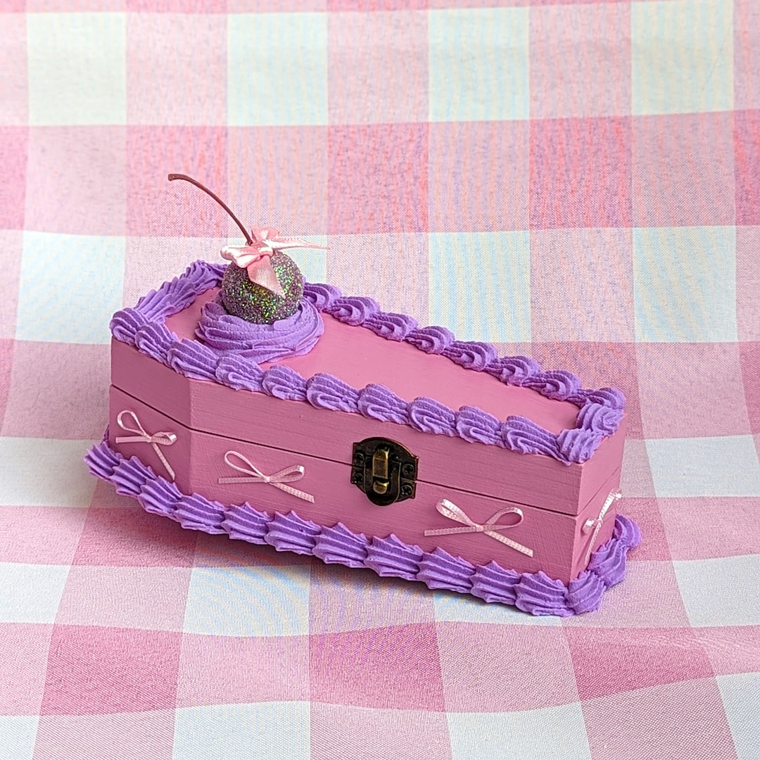 Fake Cake Coffin Shaped Cake Box - Etsy