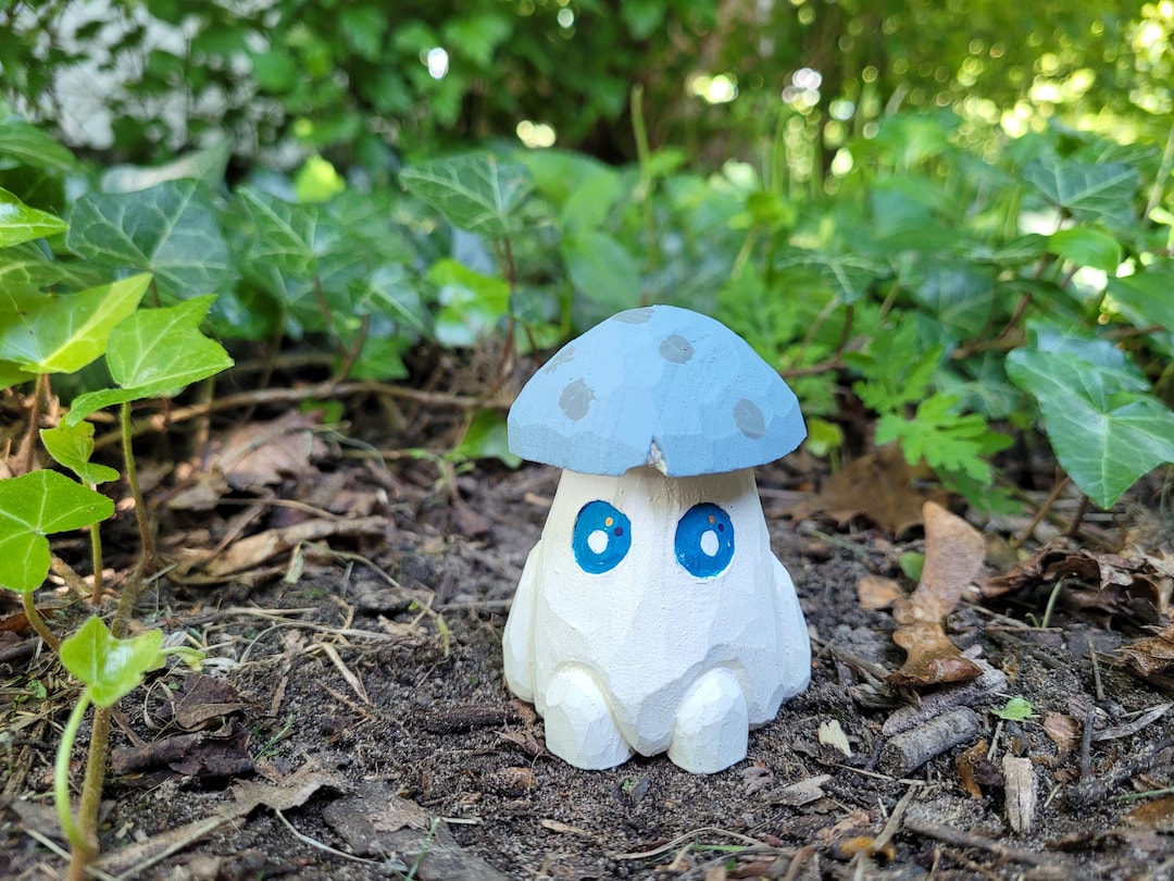 Hand Carved Mushroom Spirit - Etsy