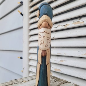 Hand Carved Santa Claus - Etsy