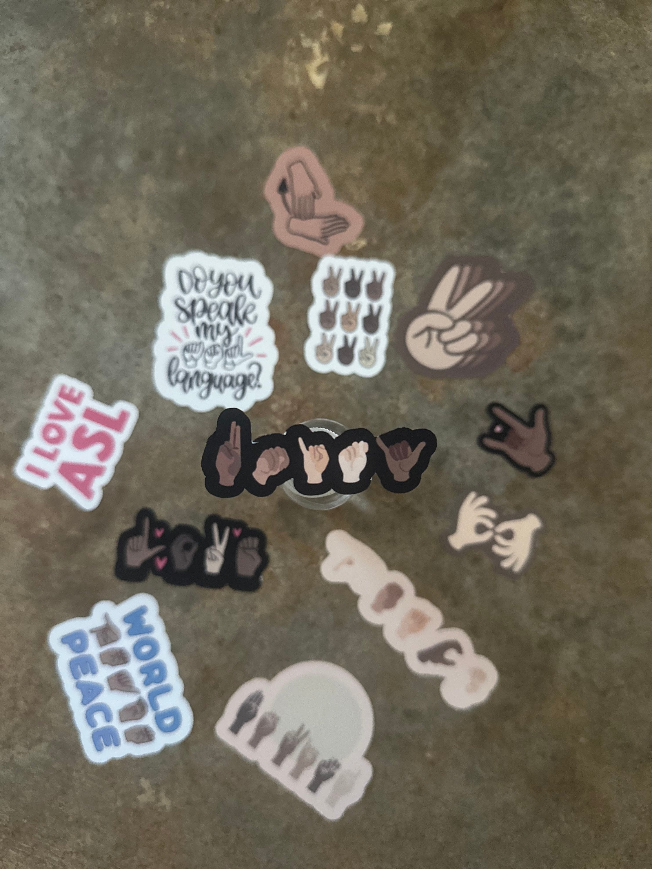 ASL Stickers - Etsy