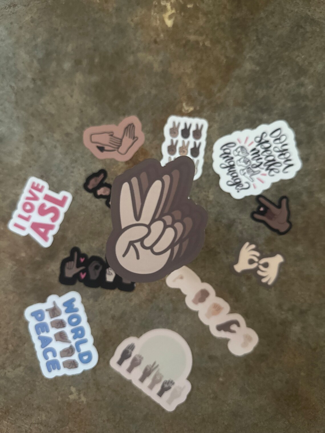 ASL Stickers - Etsy