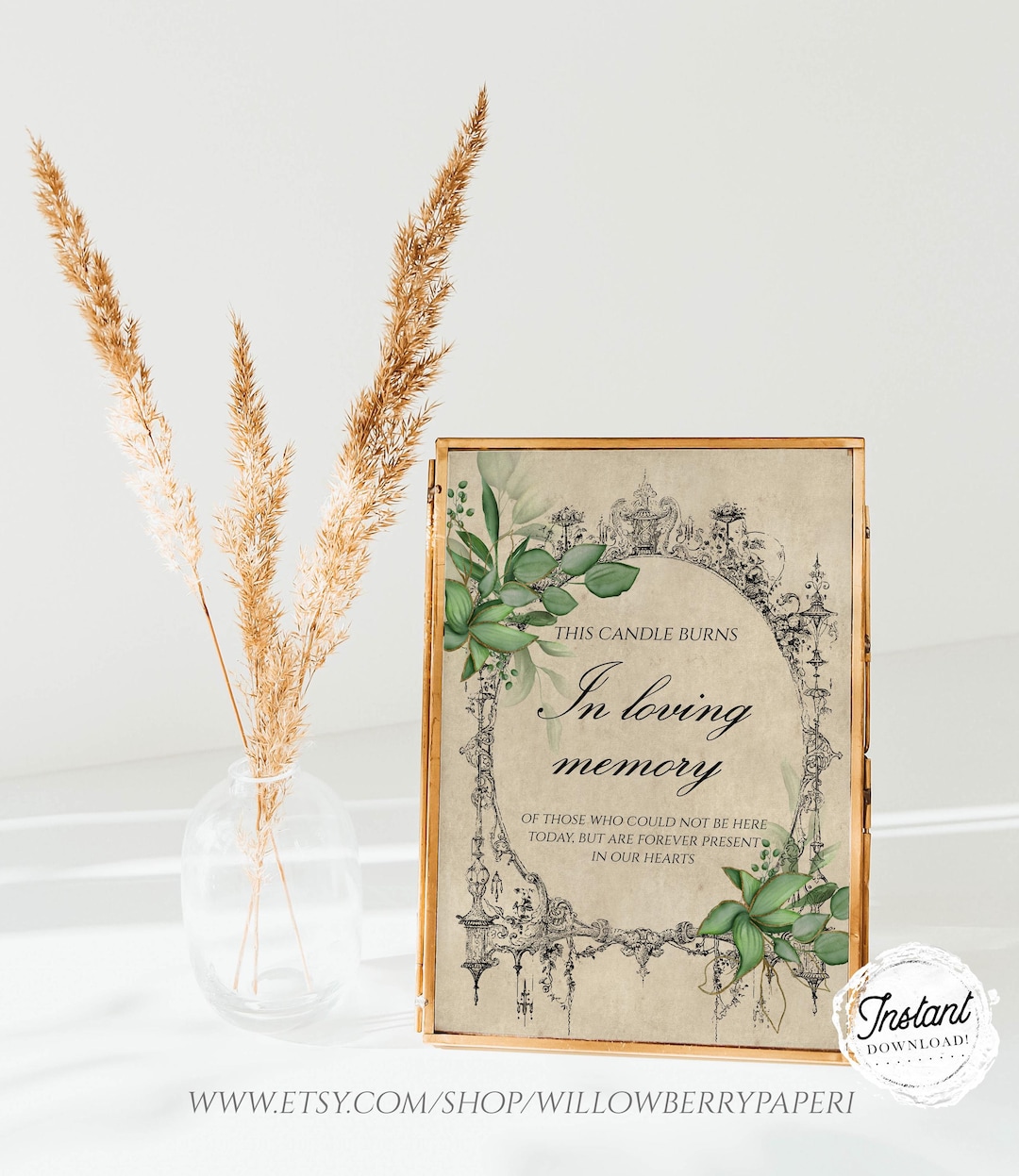 In Loving Memory Sign, Loving Memory Wedding Sign, Fairytale Wedding ...