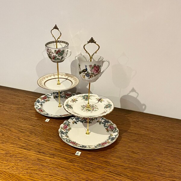 Tea Party Cake Stand - Etsy