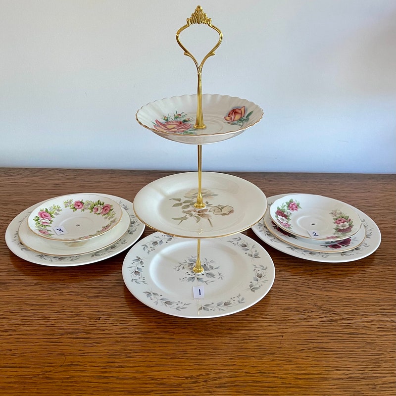 Afternoon Tea Plates - Etsy